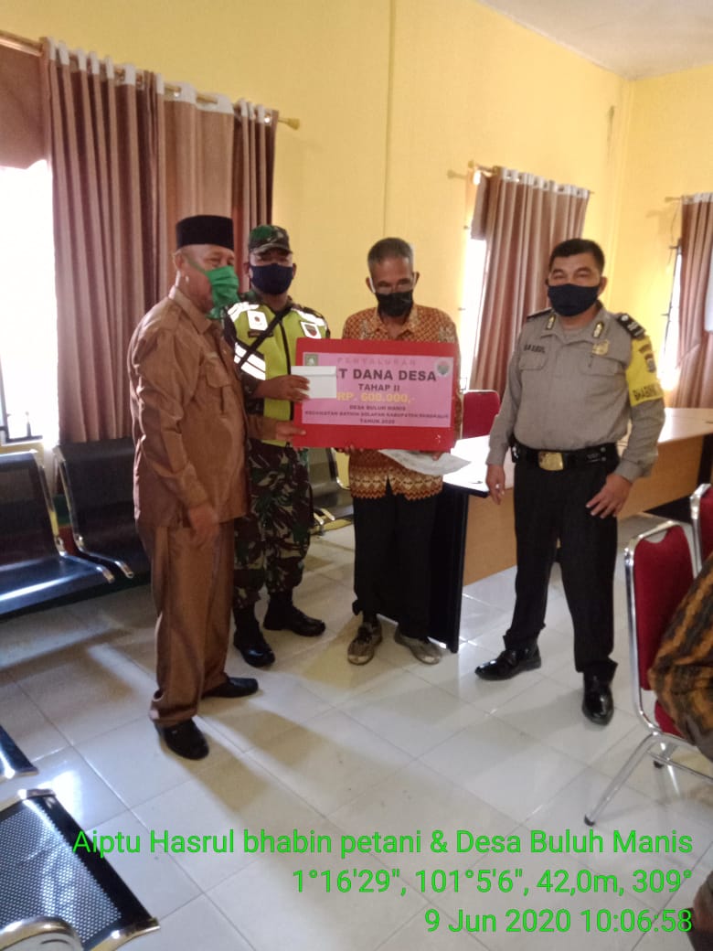 Legimun, BLT DD Desa Buluh Manis Tahap II Dibagikan Sesuai Dengan ...
